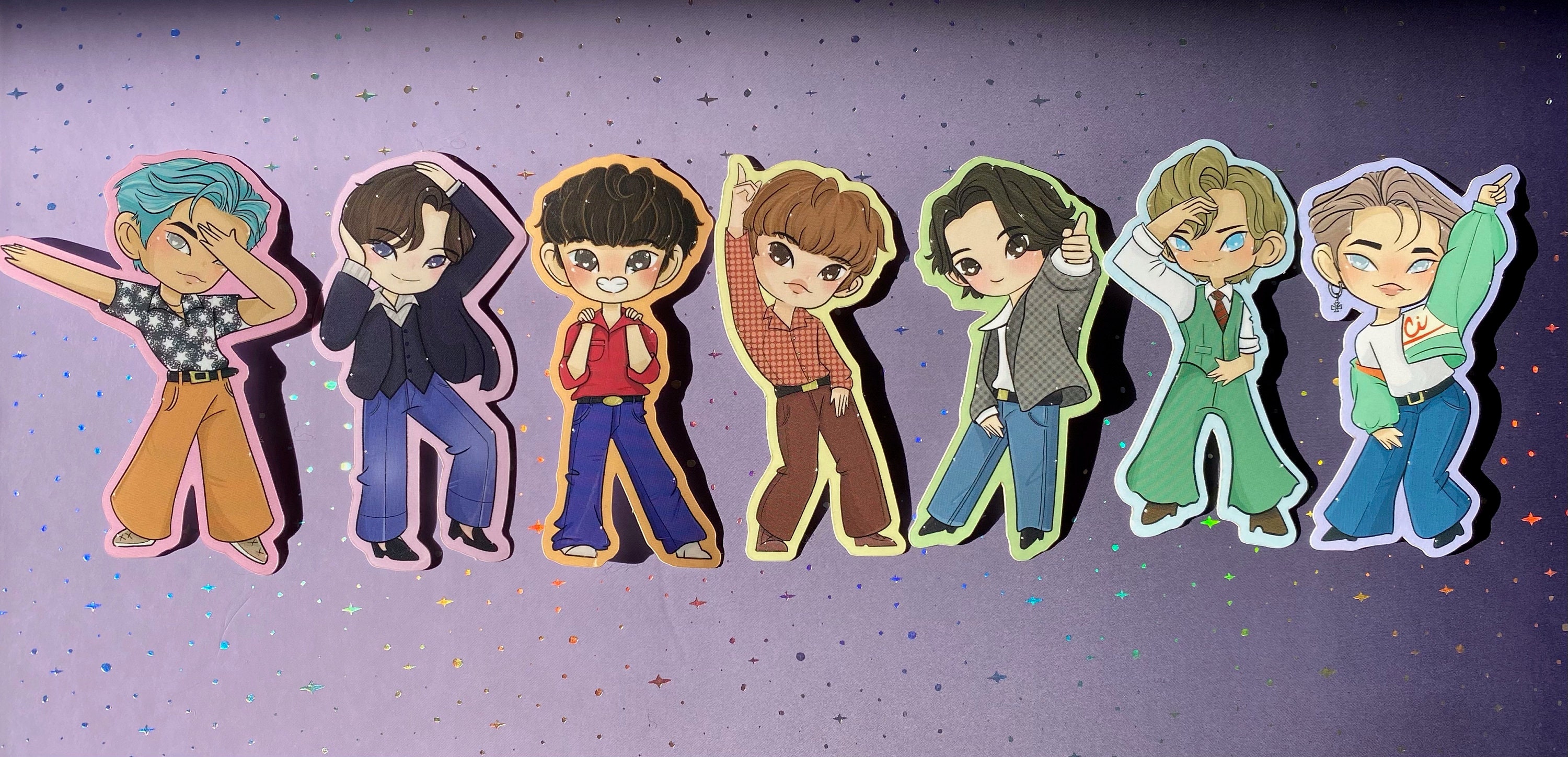 BTS Dynamite Stickers | Etsy