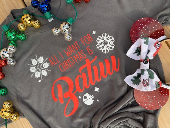 Batuu Star Wars Galaxys Edge Shirt All I Want for Christmas | Etsy