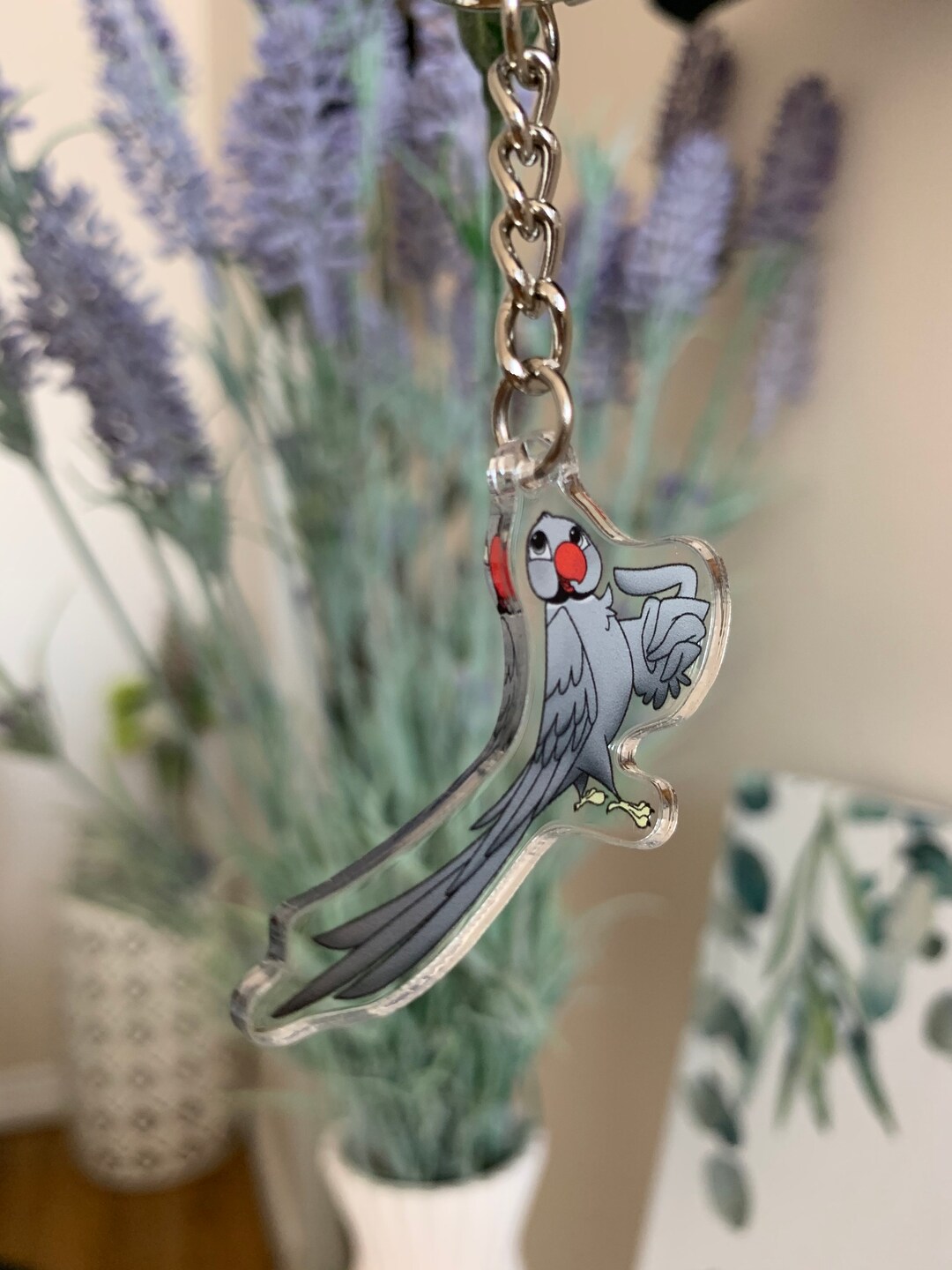 Parrot Keychain, Ringneck Keychain, Conure Keychain, Grey Parrot, Bird ...