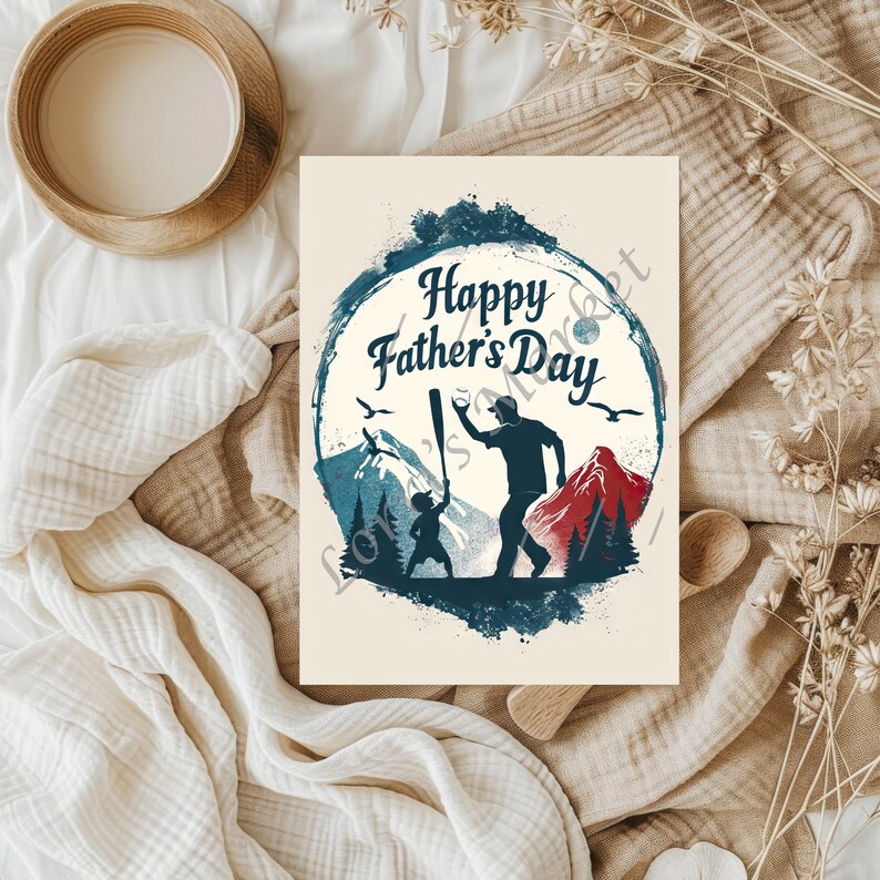 Printable Father's Day Card Digital Download: Greeting Card for Dad ...
