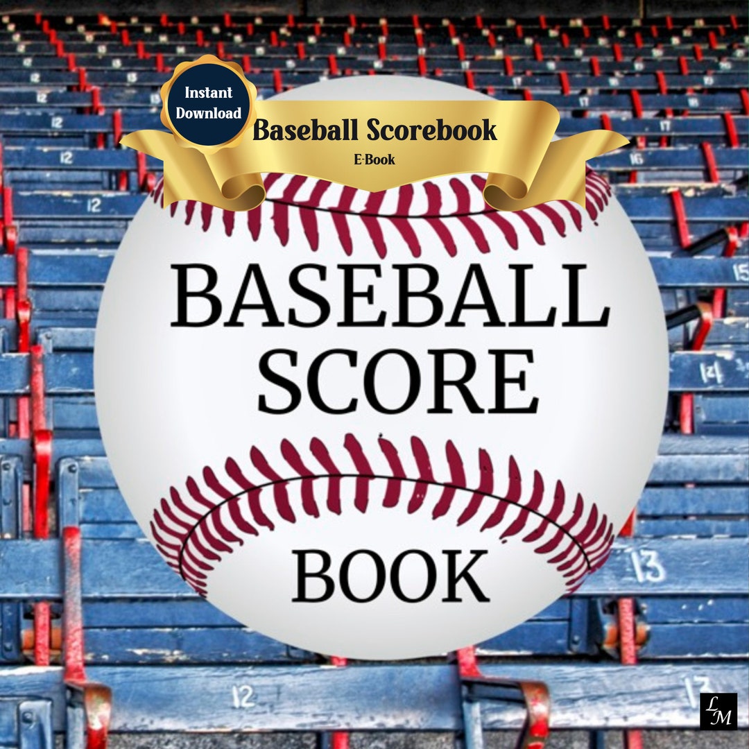 Baseball Scorebook Pages Digital Download: Major League, Minor League ...
