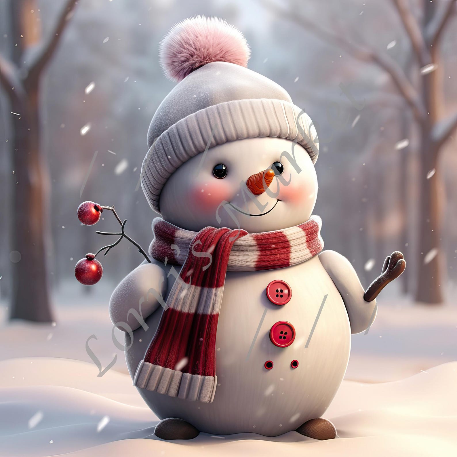 Cute Snowman Prints Collection Digital Download: 20 Printable Images ...
