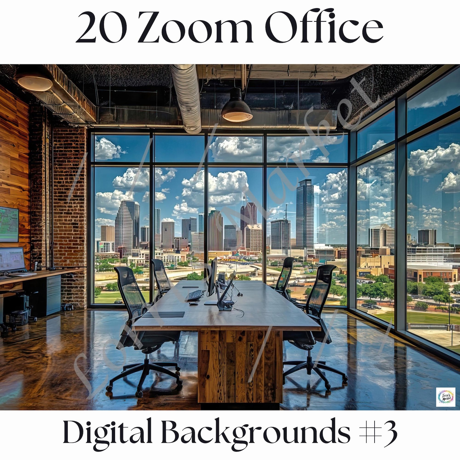 Office Horizontal Backgrounds Collection Digital Download: 20 ...