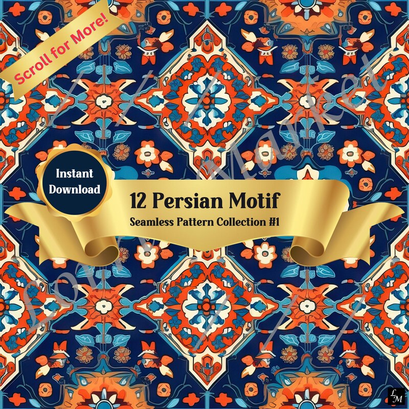 Persian Pattern - Etsy