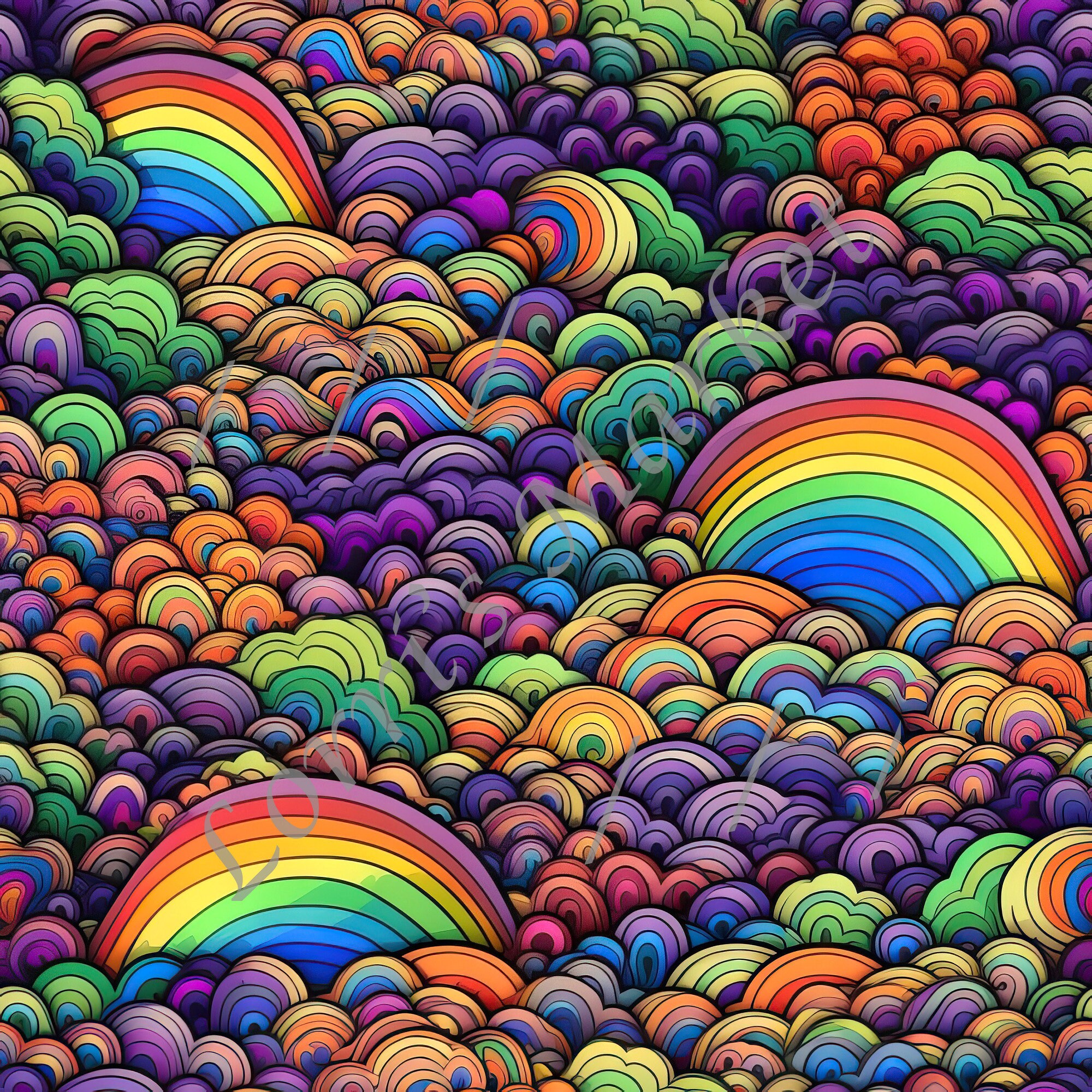 Colorful Fun for Kids Seamless Patterns Digital Download: High Res ...