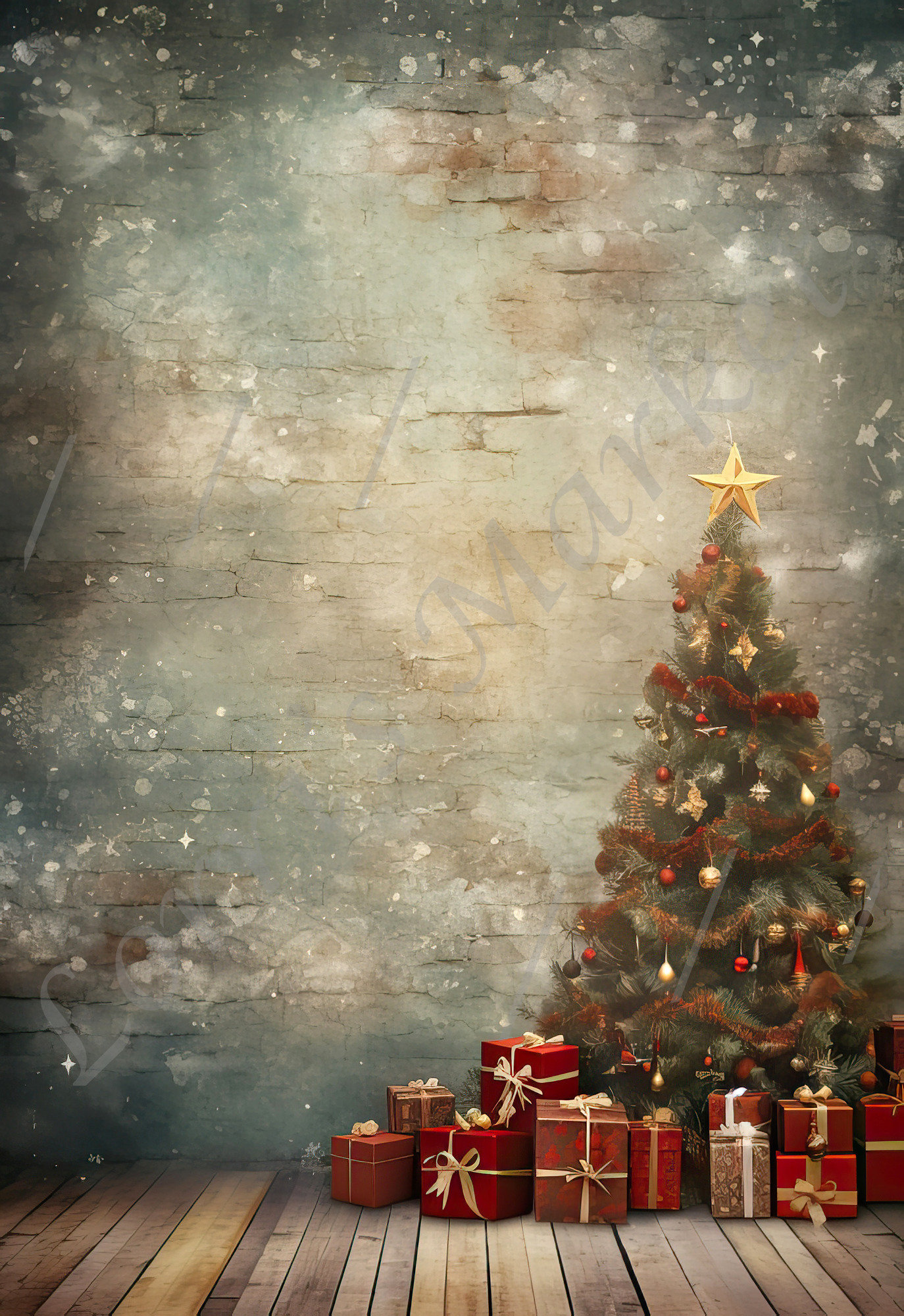 Antique Christmas Backdrops: 20 Premium New Vintage Nostalgic Designs ...