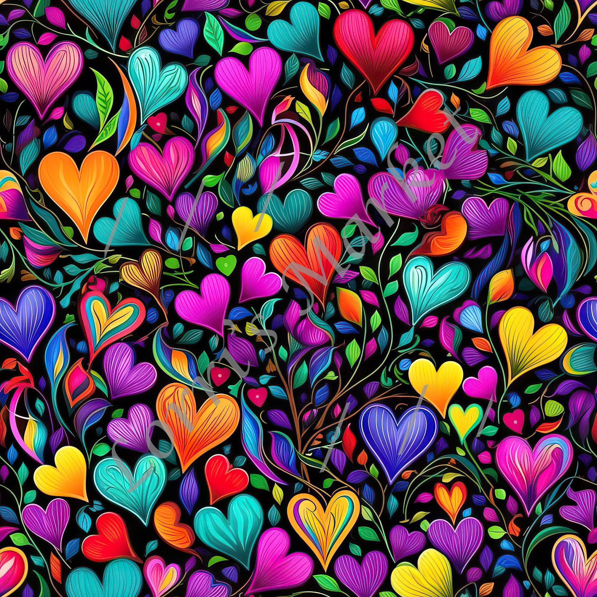 Colorful Fun for Kids Seamless Patterns Digital Download: High Res ...