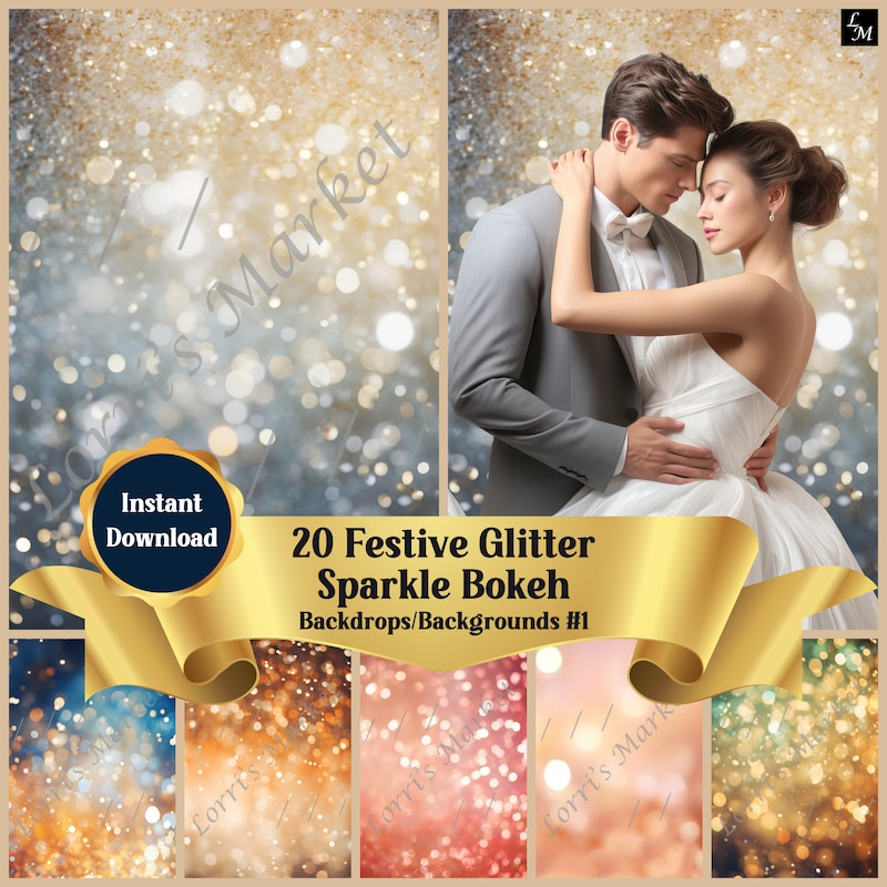 Glitter Party Backdrop - Etsy