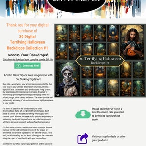 Spooky Halloween Digital Backdrops: Haunted Houses, Graveyards ...