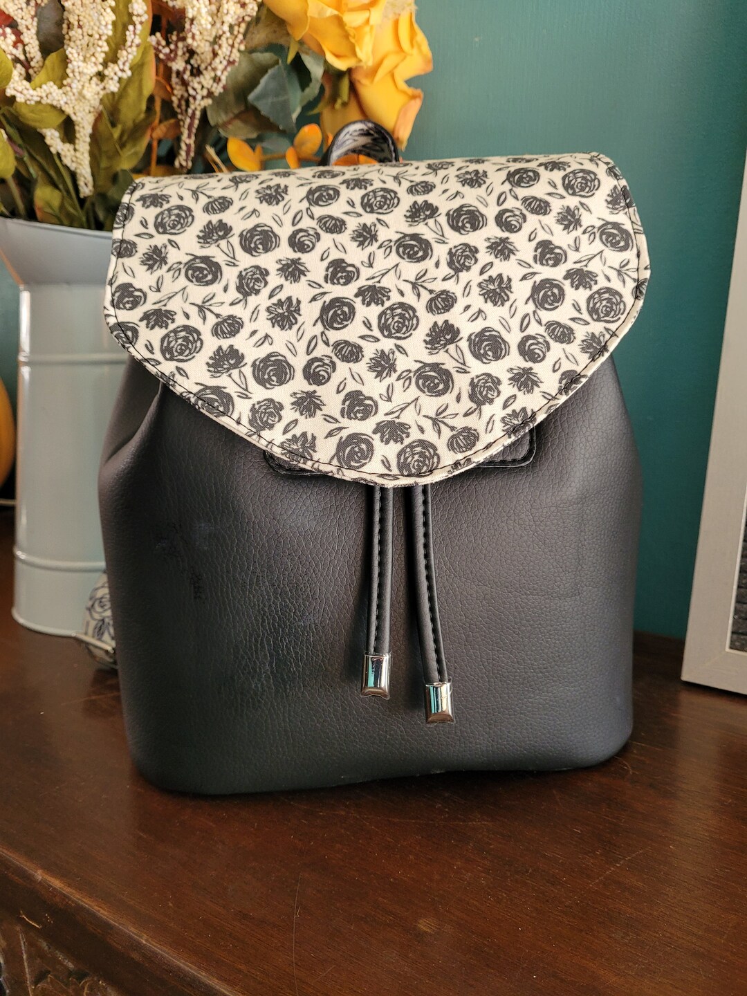 Mayfield Backpack Purse - Black - Etsy