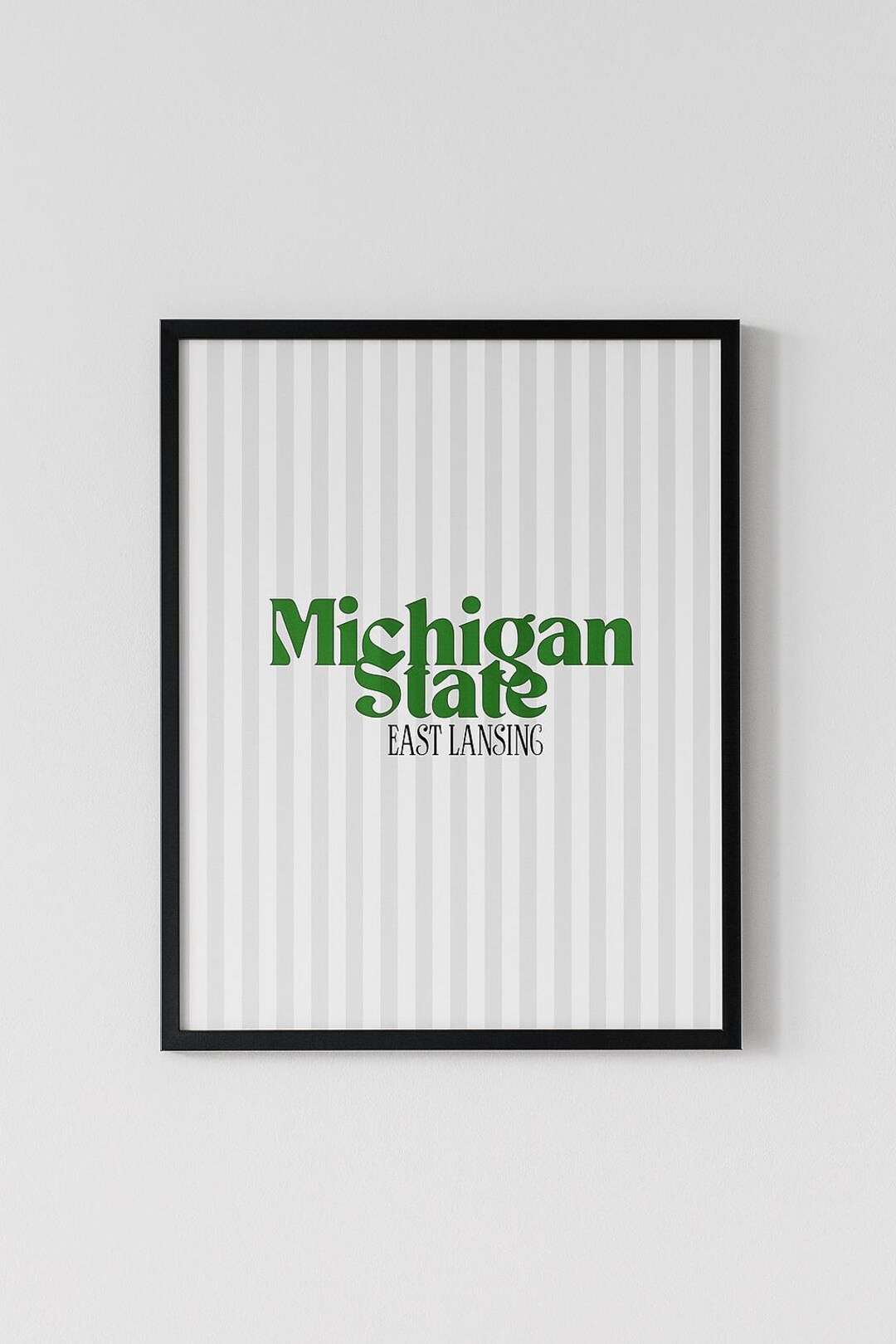 Michigan State Poster - Etsy