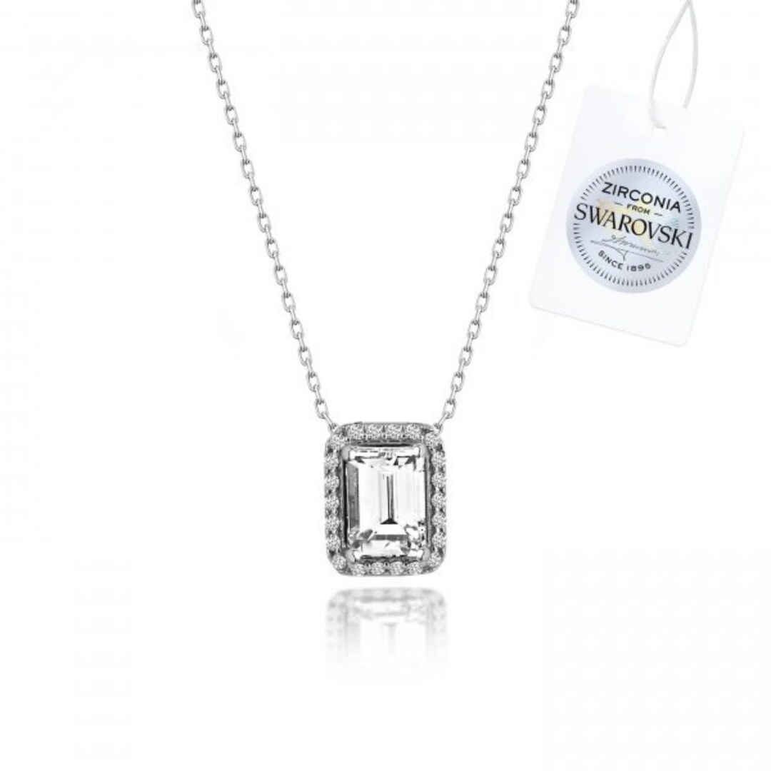 Swarovski Crystal Solitaire Necklace Good Luck Necklace Swarovski ...