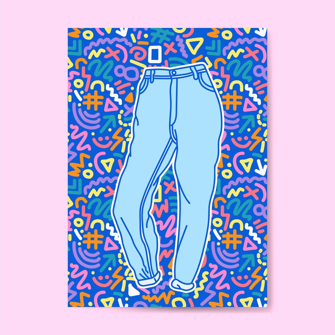 Mom Jeans Printable Mother's Day Card // Instant Download // Blank ...