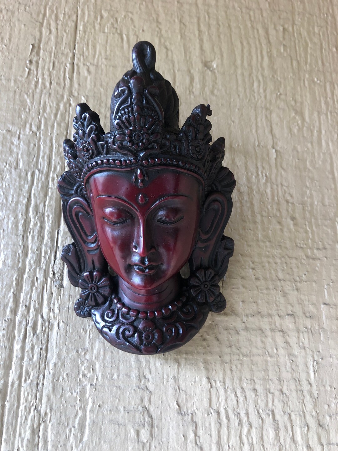 Green Tara Mask, White Tara Mask, Handmade Mask, Nepali Mask,tibetan ...