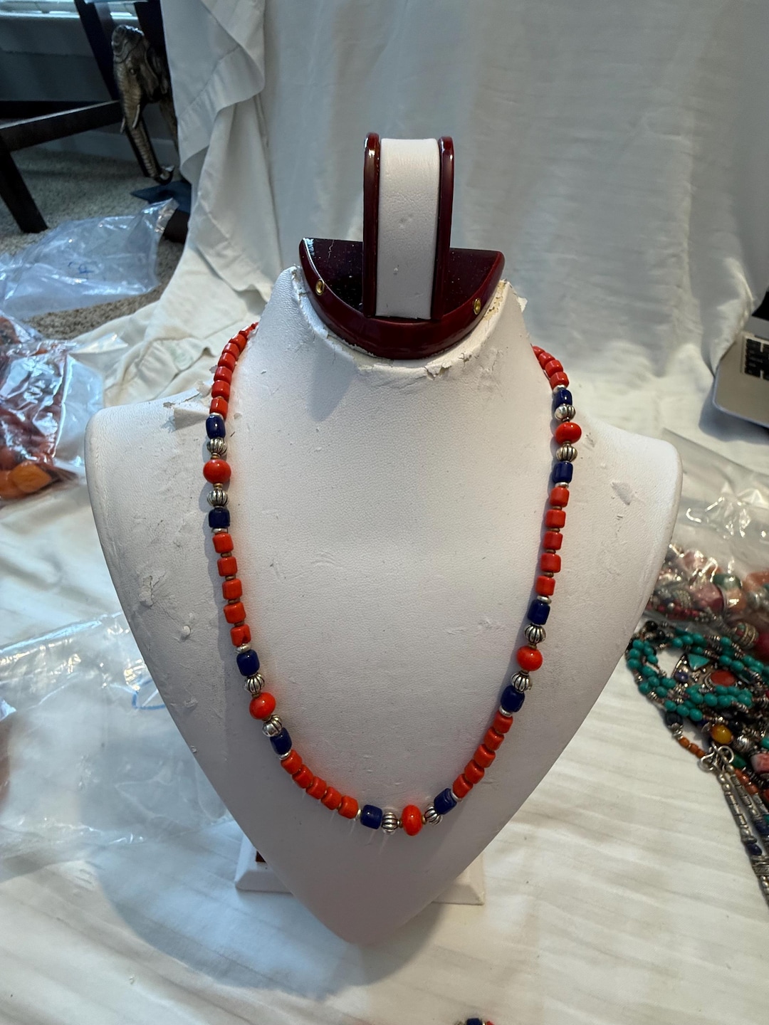 Tibetan Nepali Handmade Necklace Woman Single Strand Jewelry Nepali ...