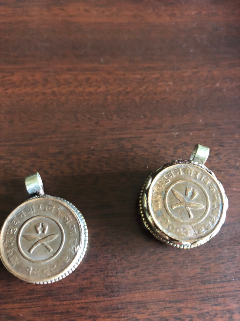 Nepali Old Coins With Tibetan Silver - Etsy