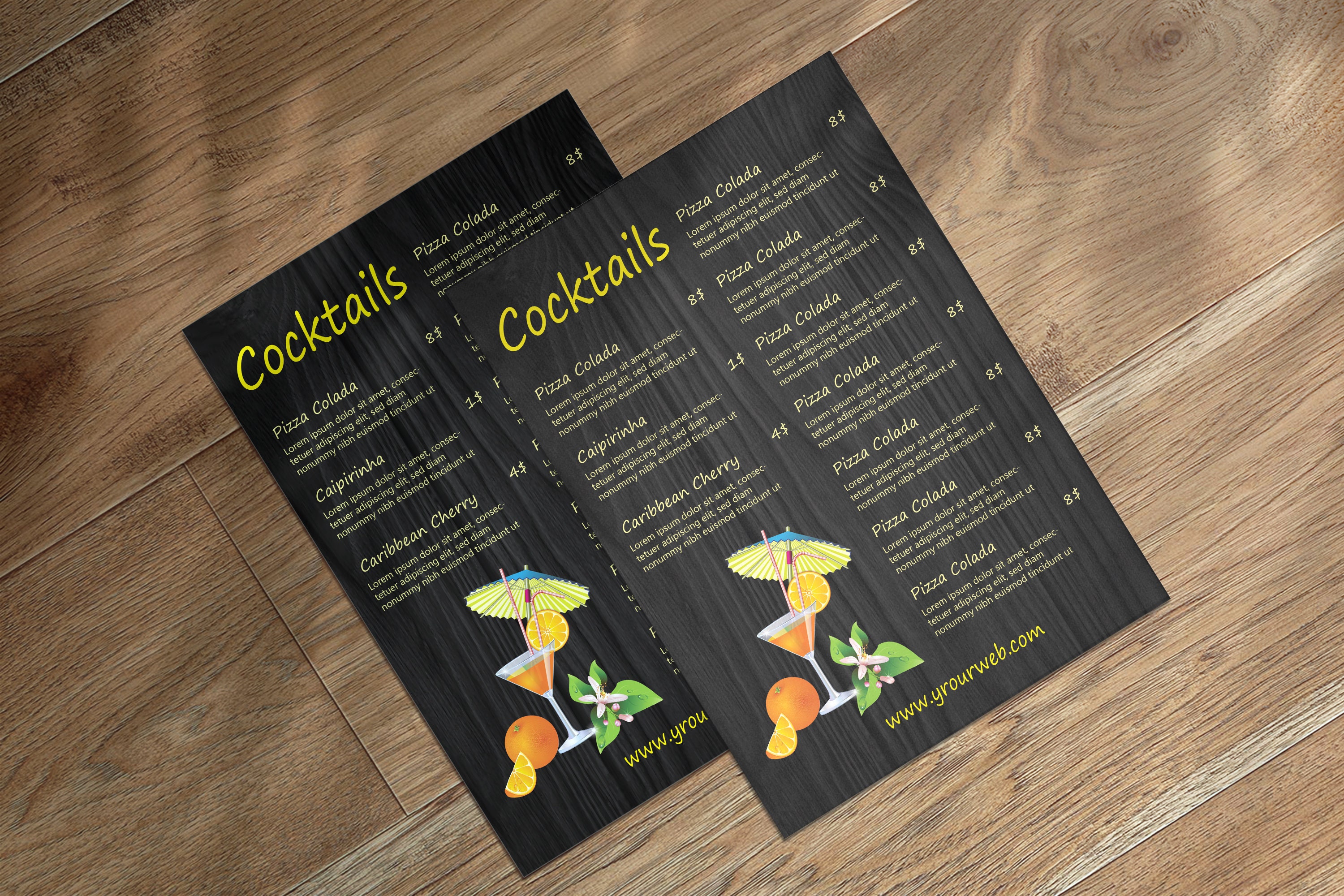 Editable Cocktail Menu Restaurant Template Cocktail Menu - Etsy Australia