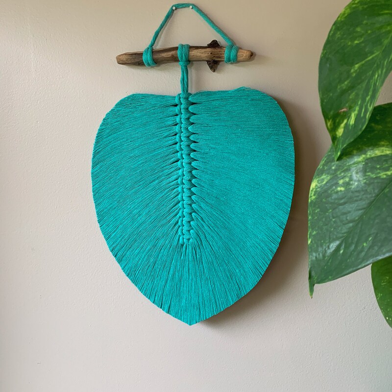 Macrame Leaf - Etsy