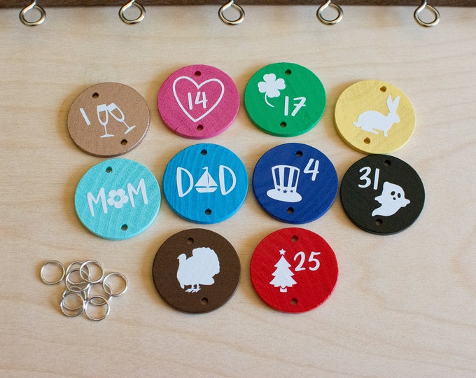 Holiday Disc Set Birthday Board Discs Celebration Board - Etsy