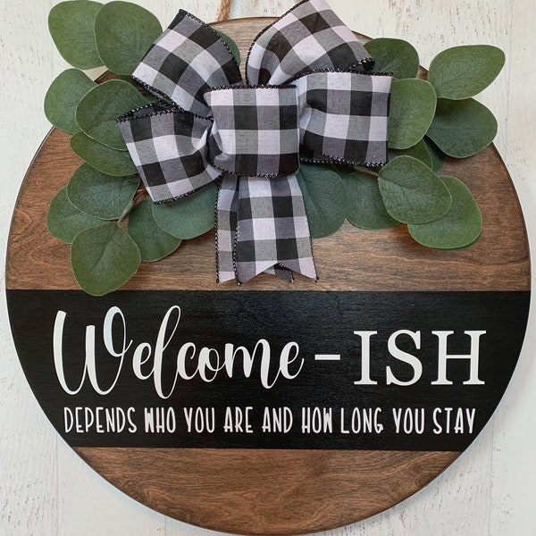 Funny Wood Round Signs - Etsy