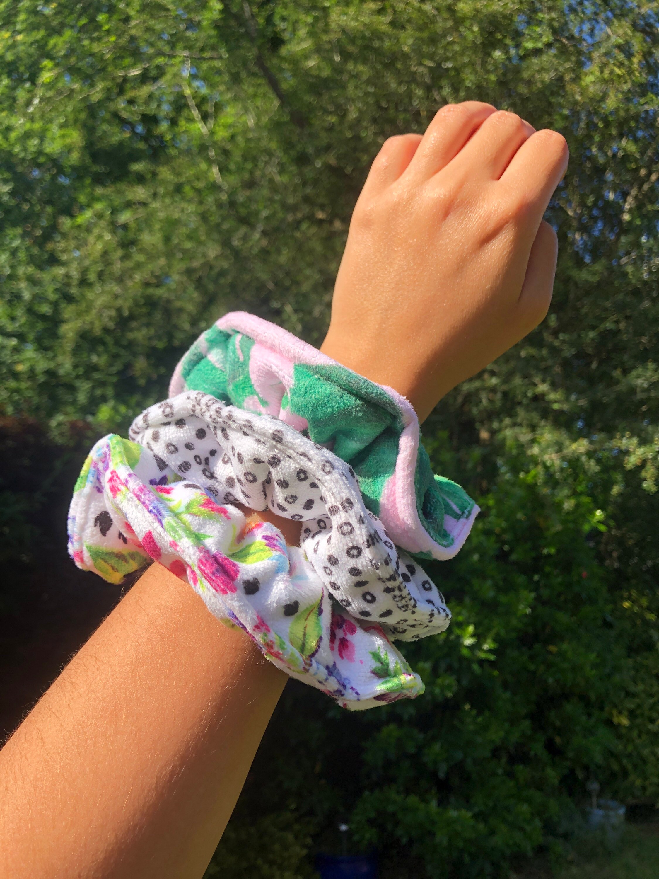 Towelling scrunchie/ microfibre scrunchie/ soft Scrunchie/ | Etsy