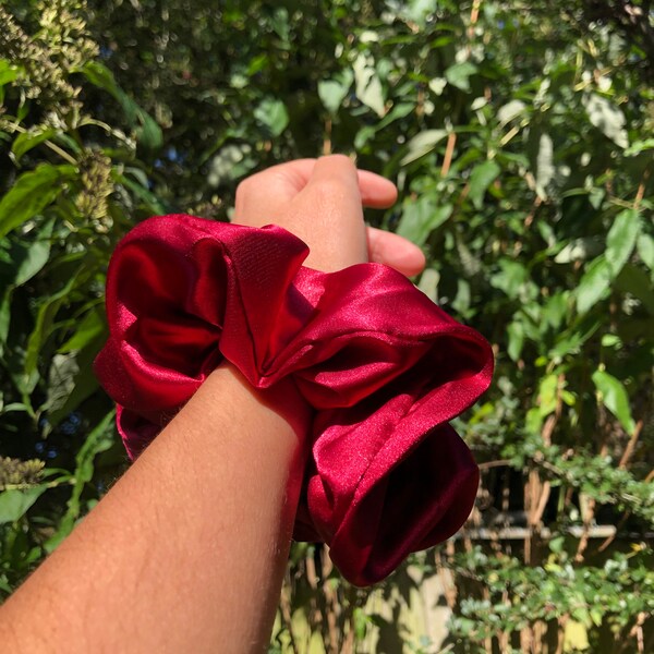 Silk Scrunchie - Etsy