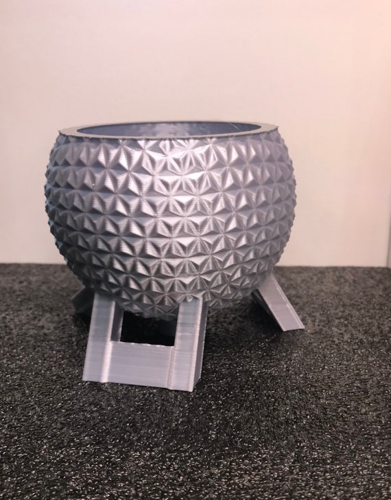 3D Printed Epcot Planter Spaceship Earth | Etsy