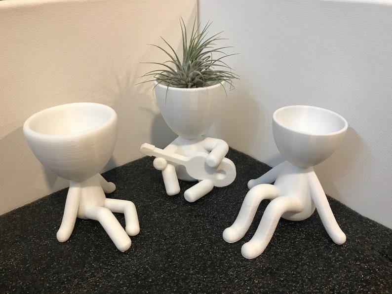 3D Printed 'sitting Around' Bundle Robert Planter | Etsy