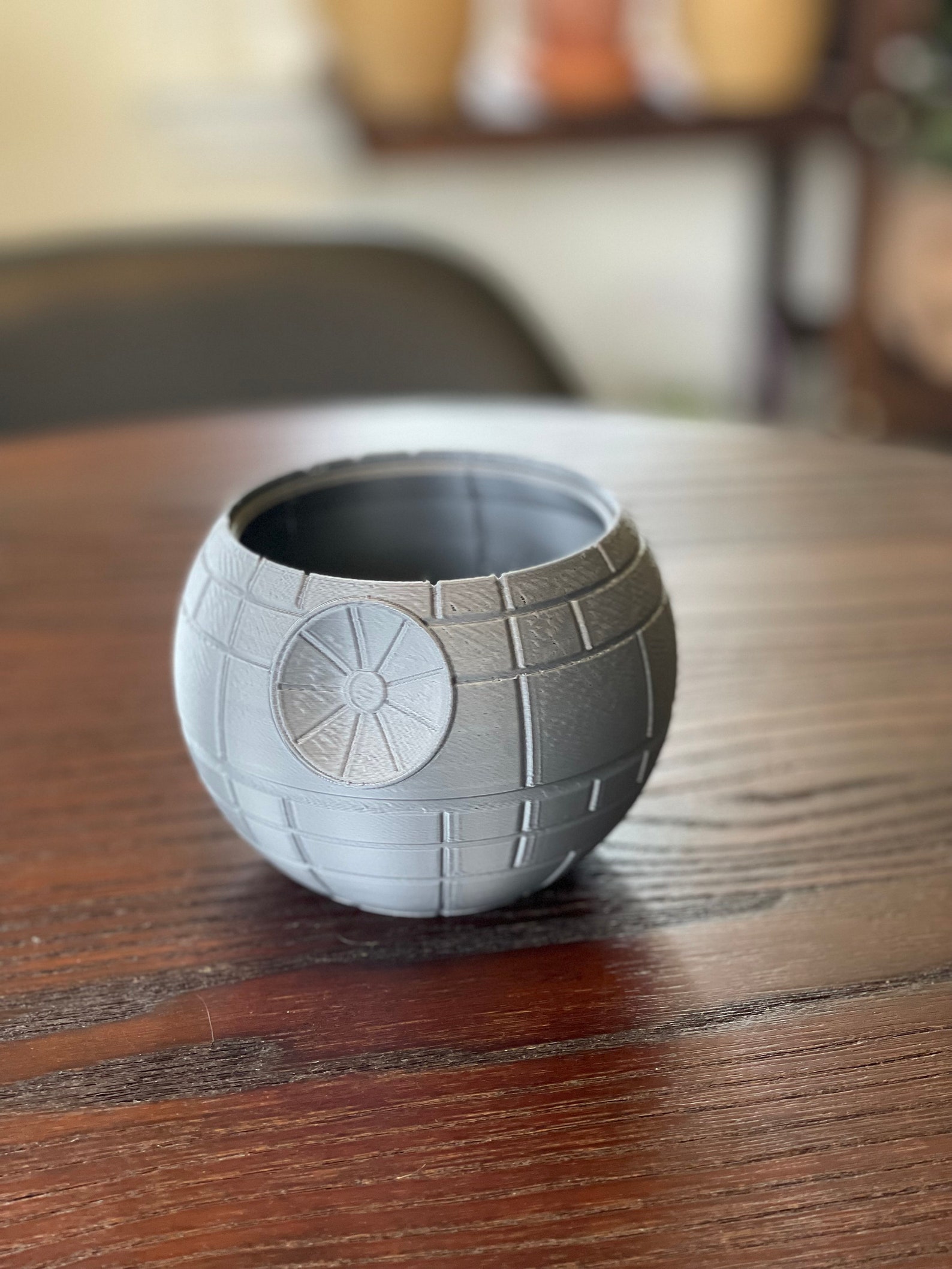 3D Printed Death Star Planter - Etsy