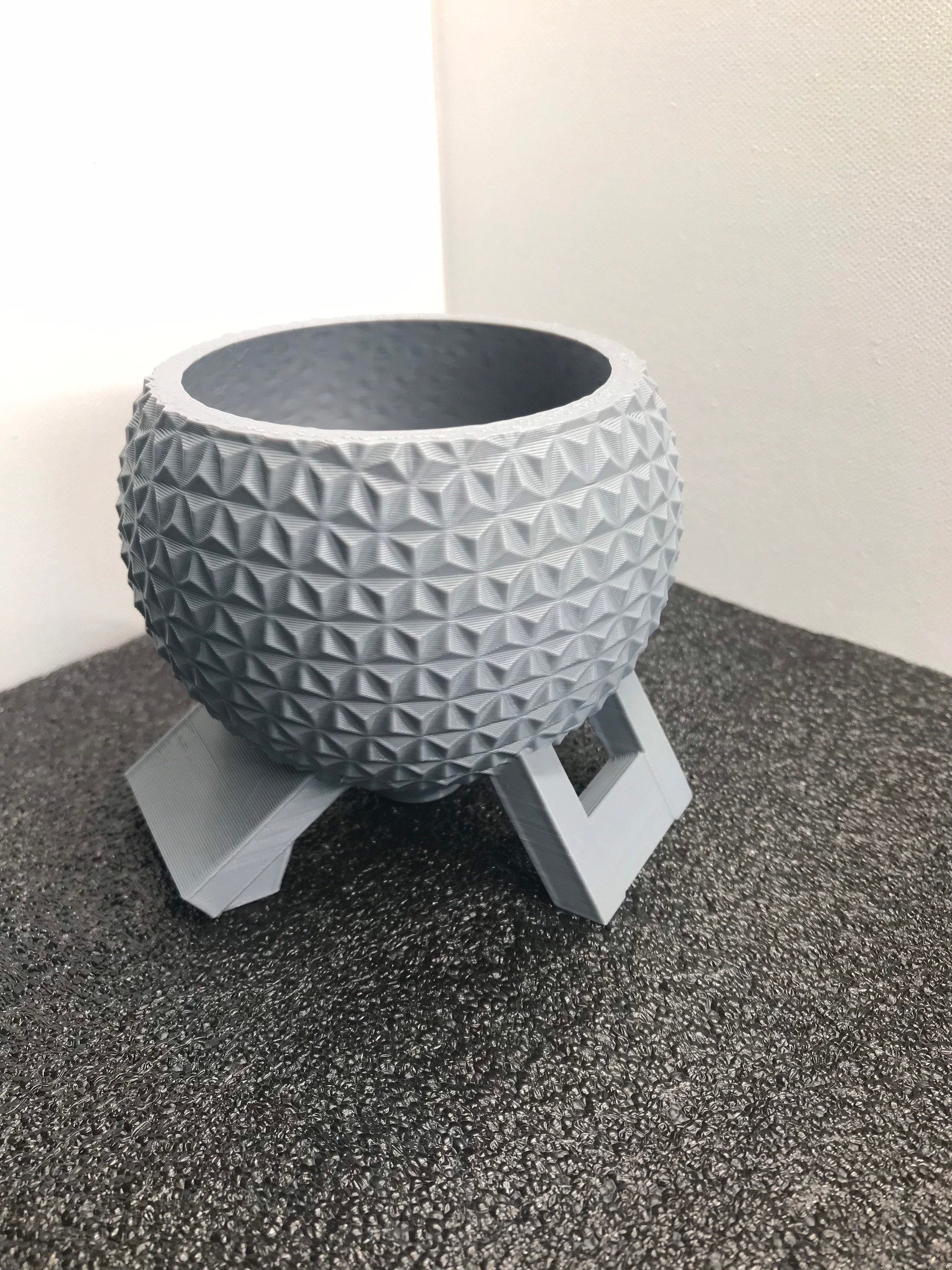 3D Printed Epcot Planter Spaceship Earth - Etsy