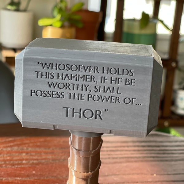 Thor Hammer 3d Print - Etsy