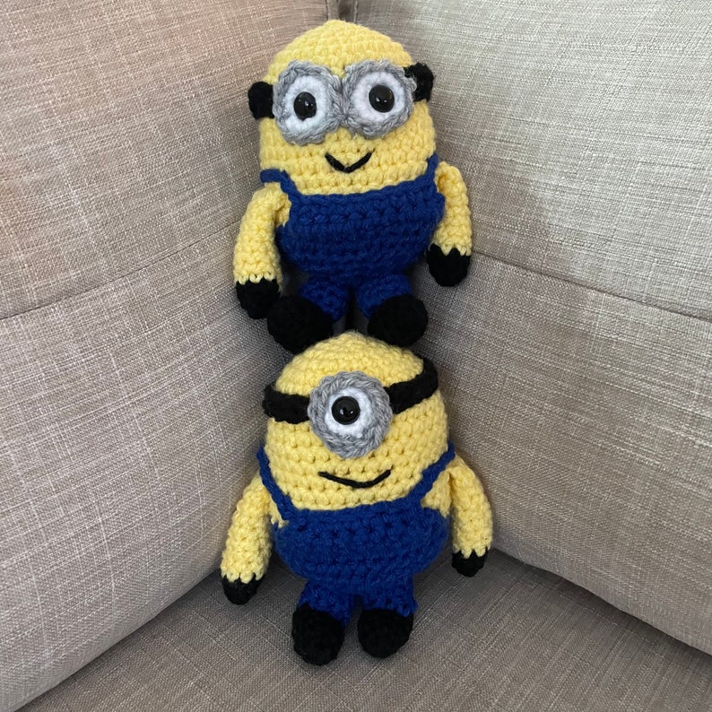 Mini Minion Crochet Pattern - Etsy