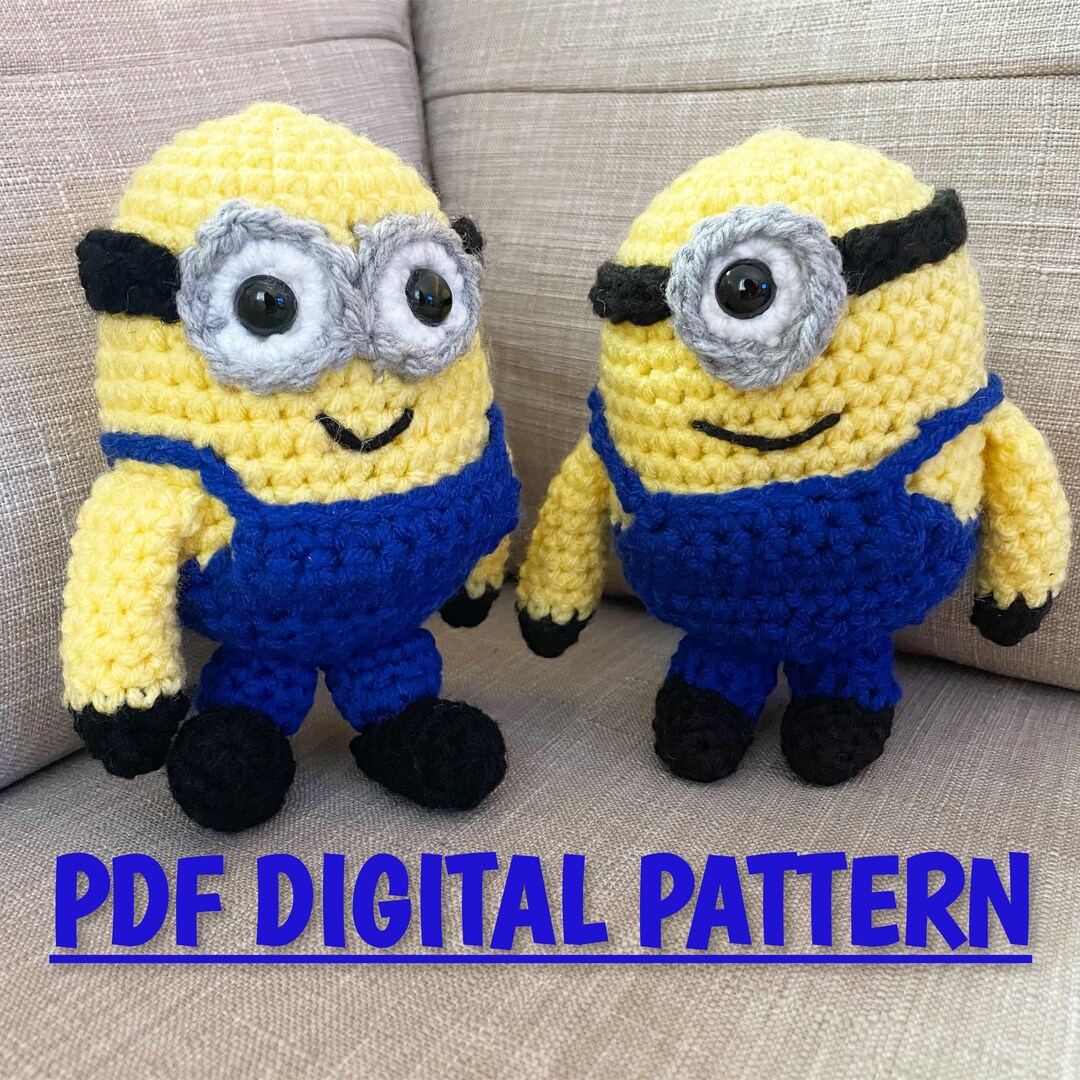 Mini Minion Crochet Pattern - Etsy