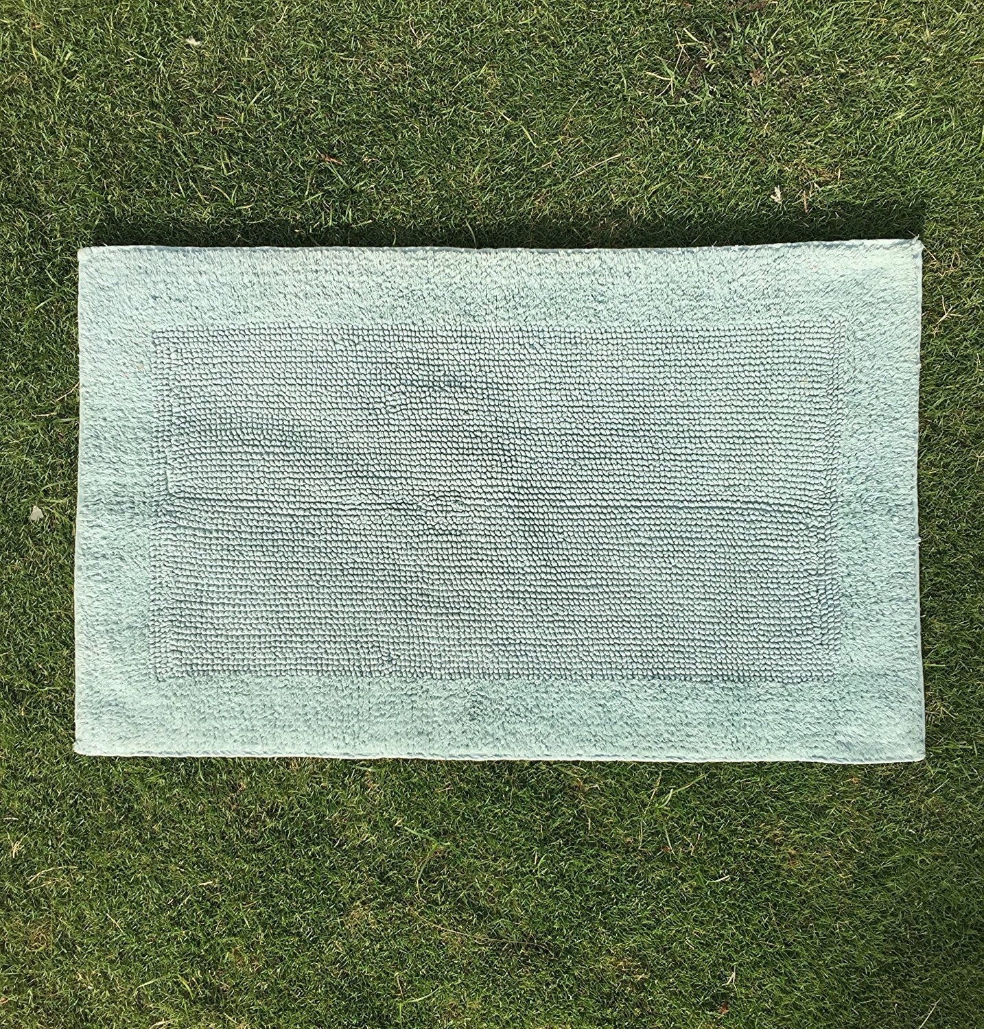 Sage Green Reversible Cotton Tufted Bath Mat - Etsy