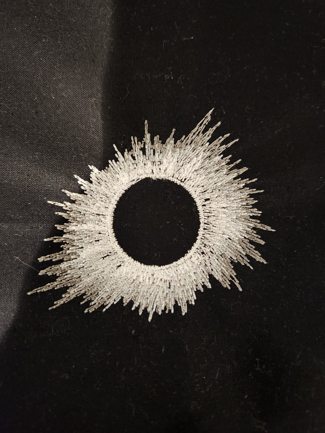 Solar Eclipse Totality Machine Embroidery Design - Etsy