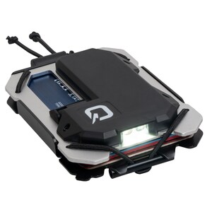 Wallet With 150 Lumen USB Rechargeable LED Flashlight and Survival ...