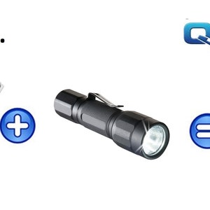 Wallet With 150 Lumen USB Rechargeable LED Flashlight and Survival ...