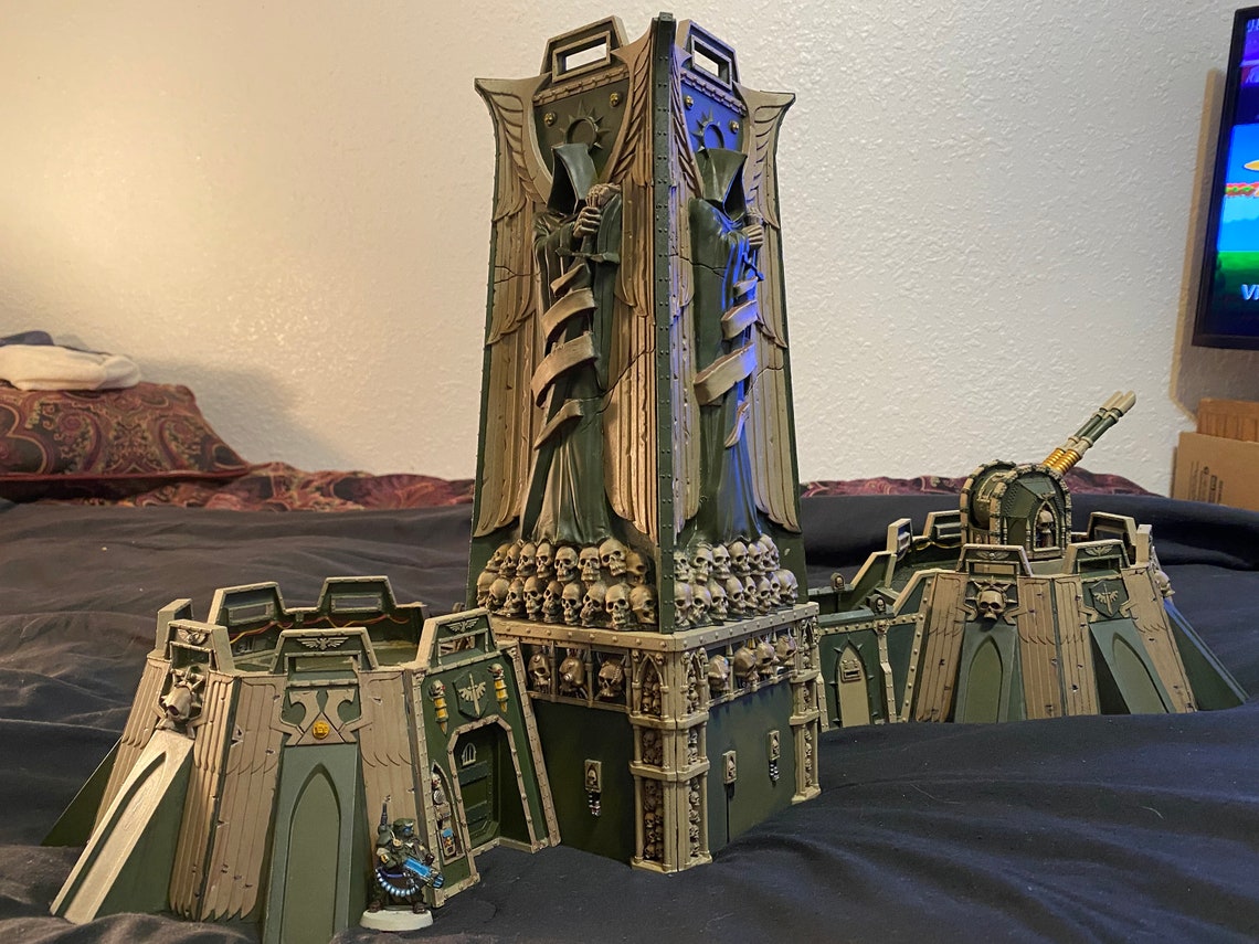 Handpainted Warhammer 40k Fortress of Redemption | Etsy