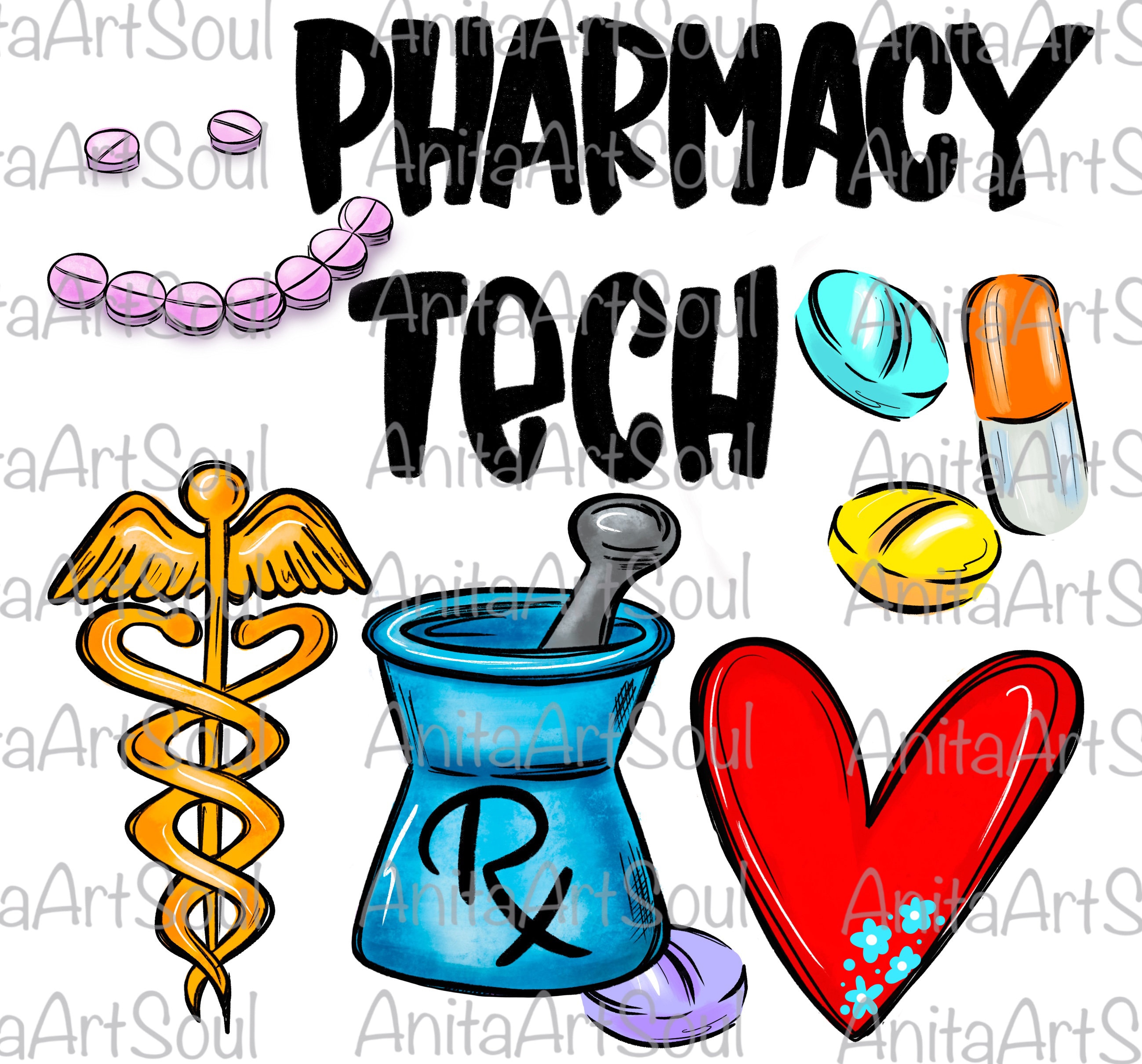 Pharmacy Tech Clip Art
