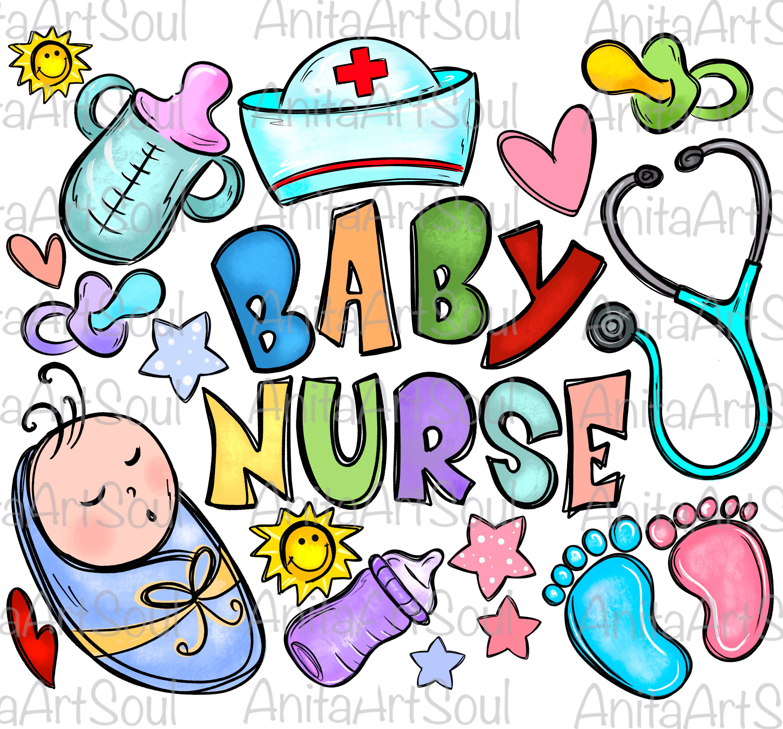 Labor And Delivery Nurse Clipart