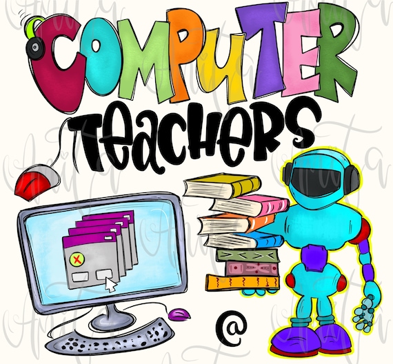 Computer Teacher Clipart