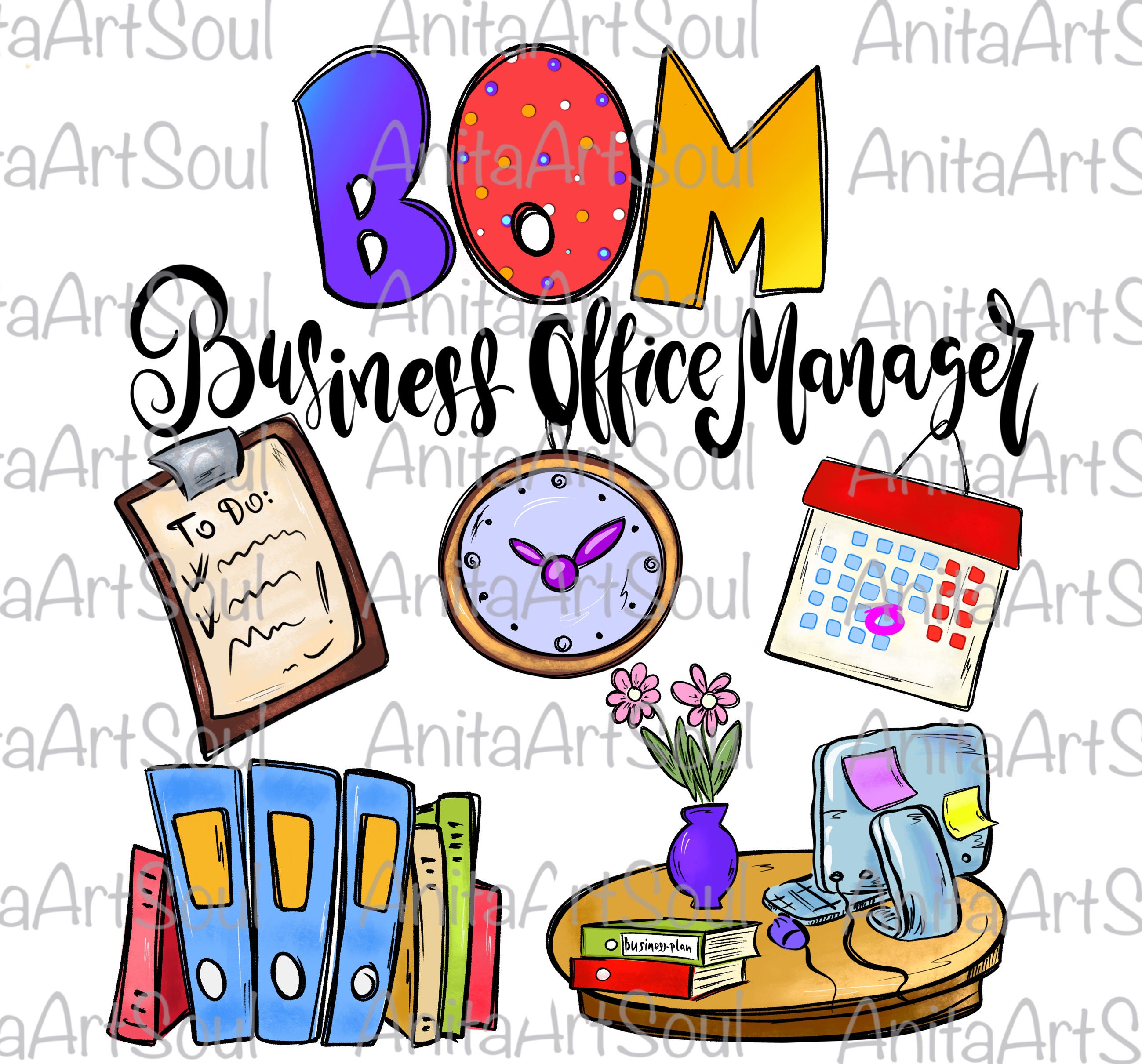 Office Manager Clipart