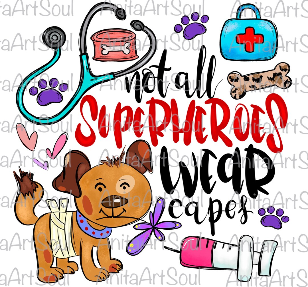 Veterinary Tech Sublimation Design, Vet Tech PNG, Veterinarian, Hand ...