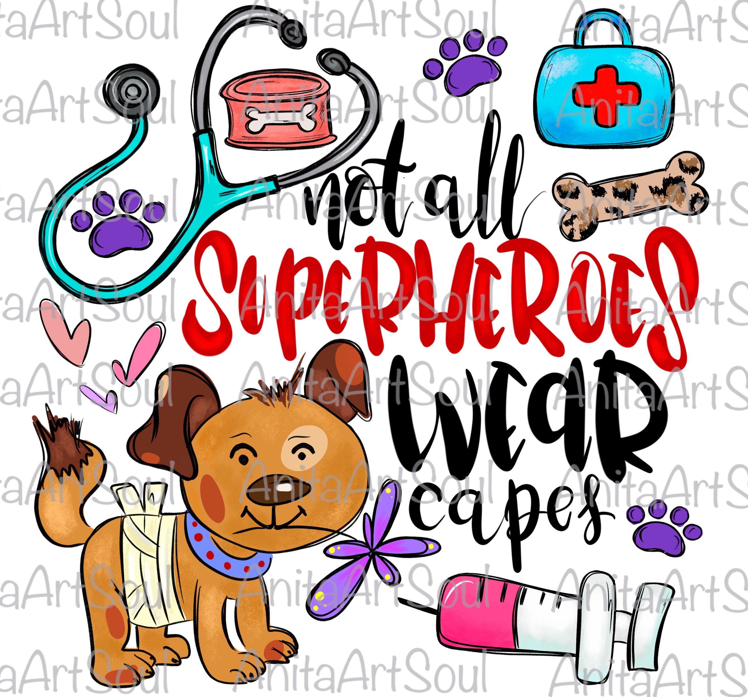 Veterinary Tech Sublimation Design Vet Tech PNG - Etsy