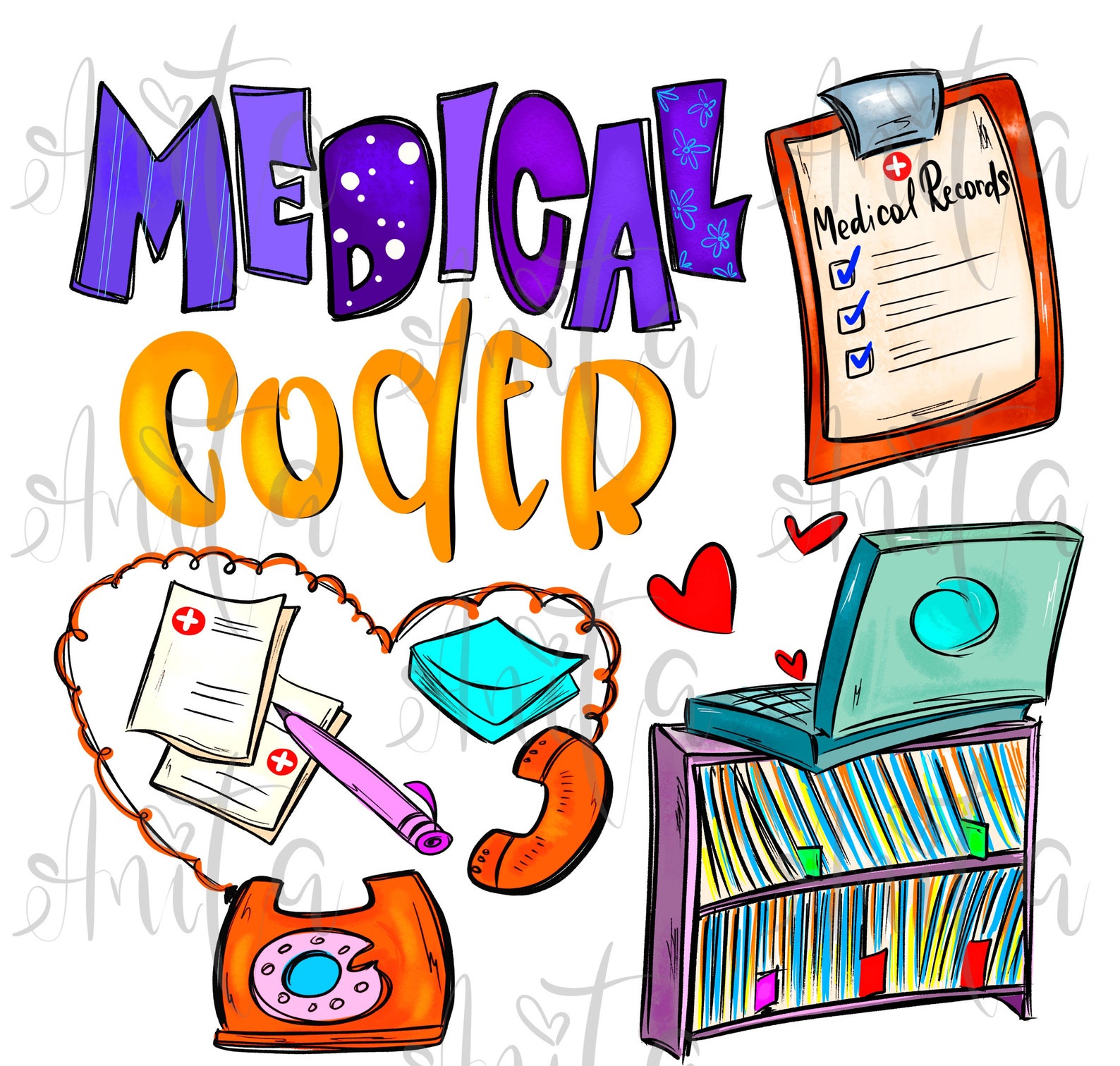 Medical Coding Specialist Sublimation PNG Design Insurance - Etsy Medical Coding Specialist Sublimation PNG Design Insurance - Etsy