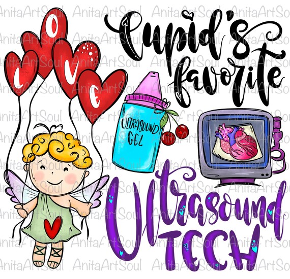 Digital Hand Drawn Digital download Patrick’s Day One Lucky Sonographer ...