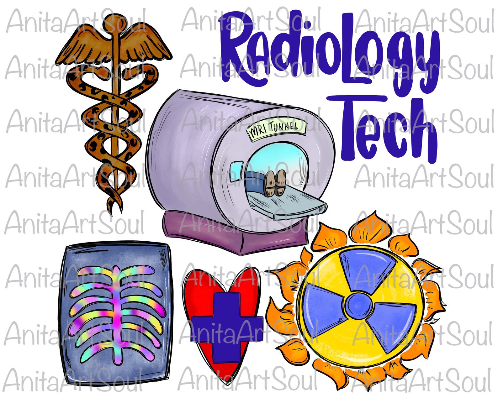 Radiology Tech Sublimation PNG Design X-ray Tech Radiology - Etsy