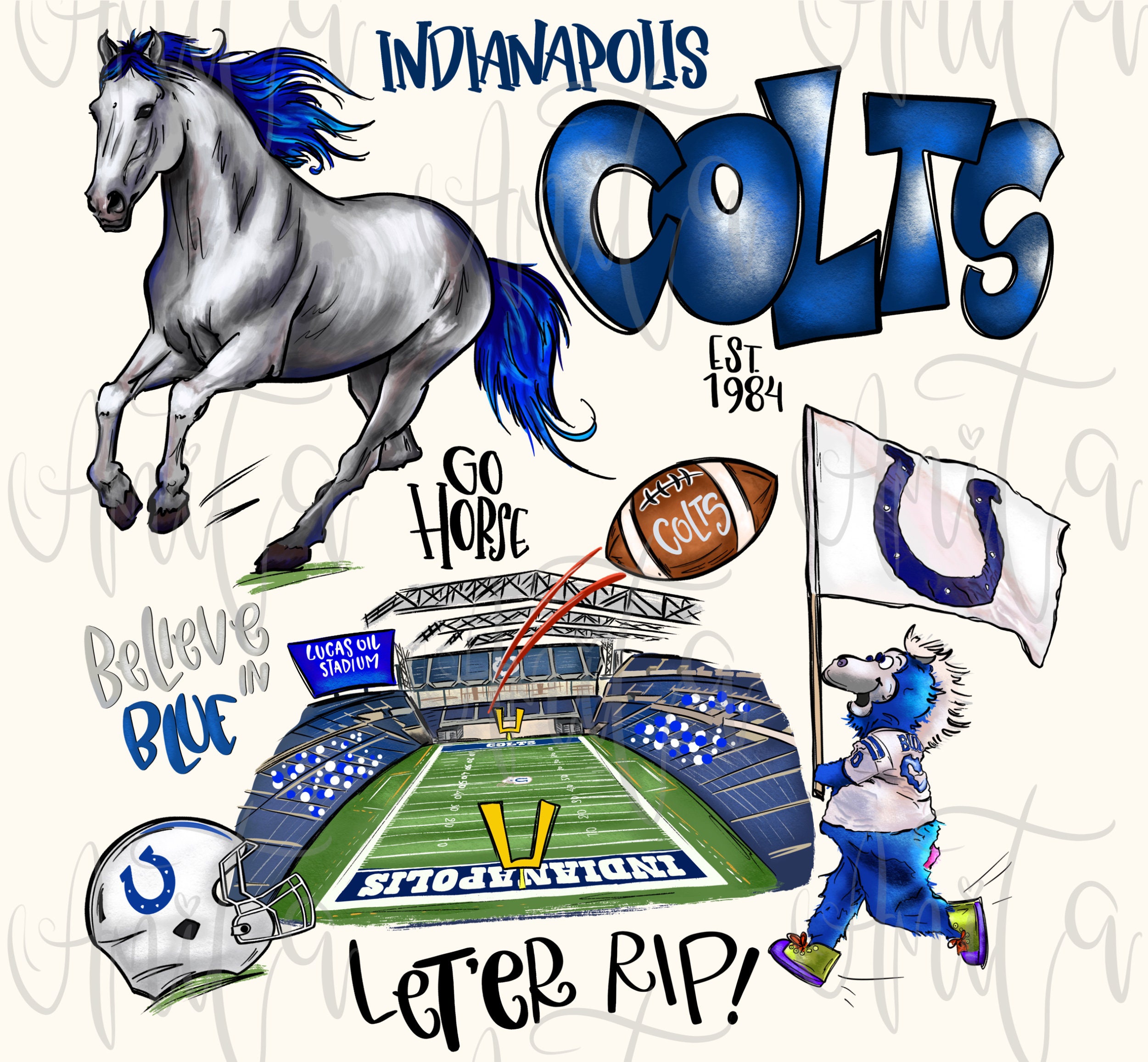 Indianapolis Colts Horse