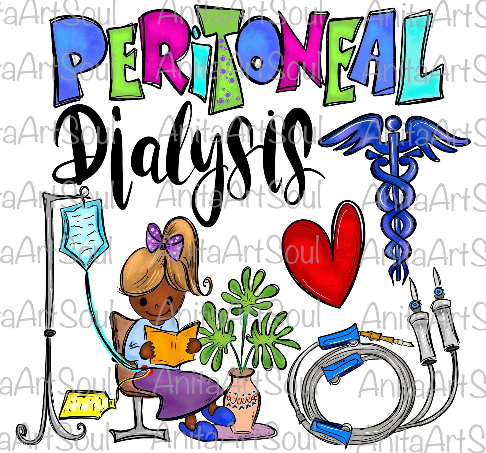 Peritoneal Dialysis Sublimation PNG Design Dialysis Tech - Etsy