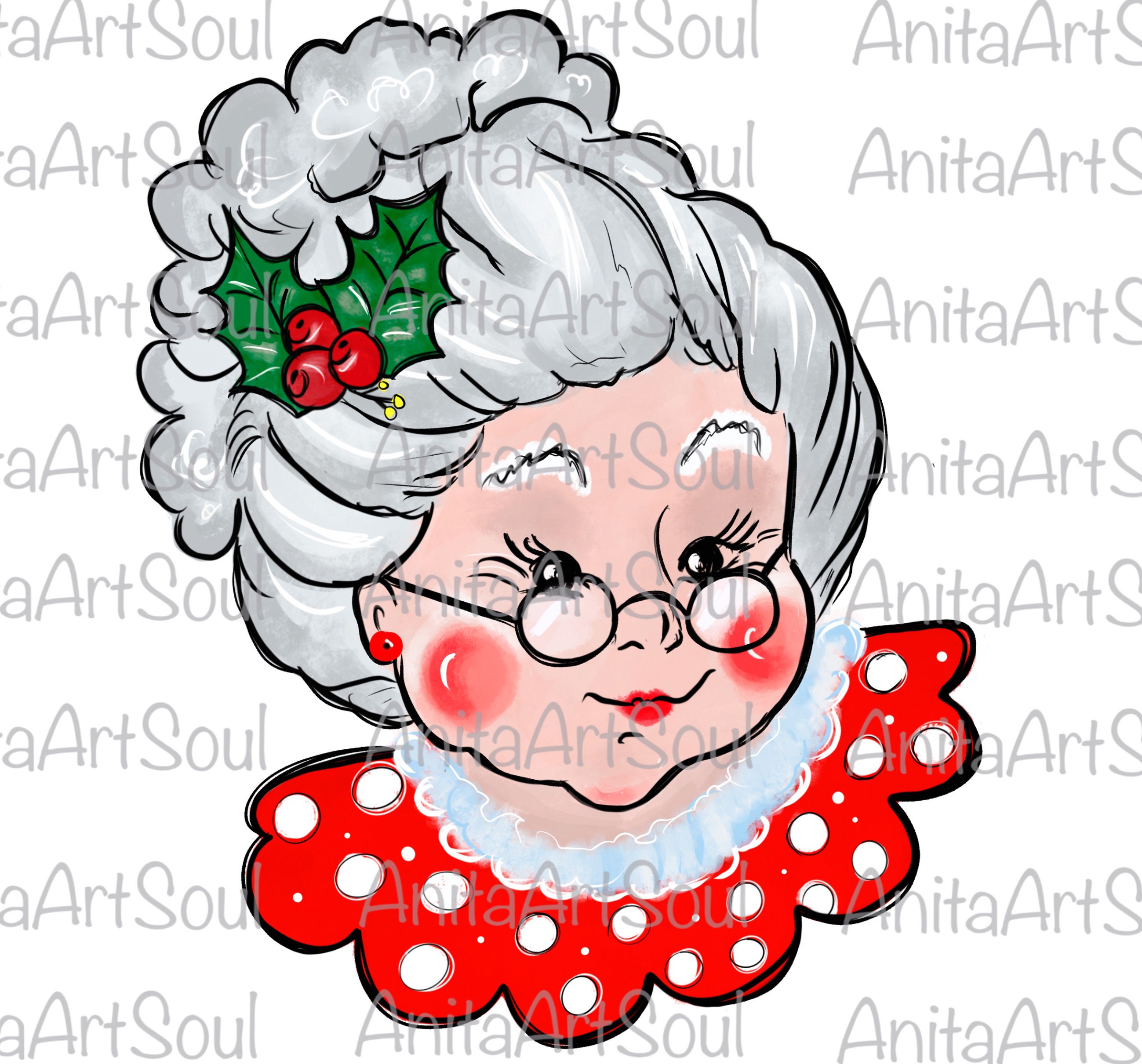 Santa And Mrs Claus Clipart